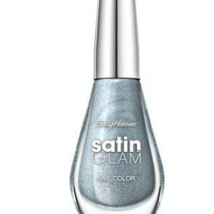 SALLY HANSEN Satin Glam Shimmery Matte Finish Nail Color - Metal Iced