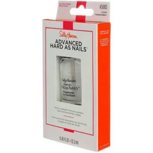 Sally Hansen Advanced Hard As Nails Nail Strengthener, Clear (Pack of 4)