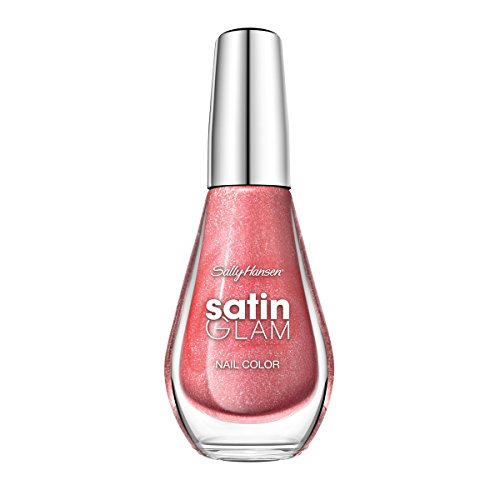 SALLY HANSEN Satin Glam Shimmery Matte Finish Nail Color - Chic Pink