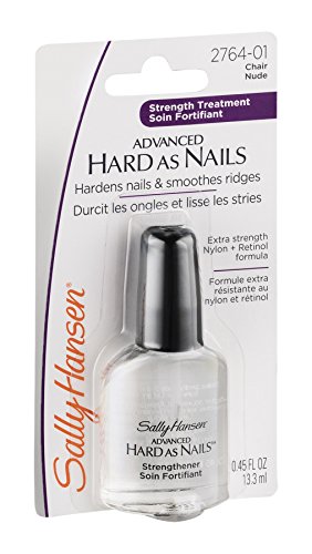 Sally Hansen Hard As Nails With Nylon Nude 0.45 Ounce Blister (13ml) (2 Pack)