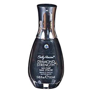 sally hansen diamond strength no chip nail polish – black diamonds