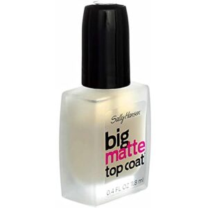 Sally Hansen Big Matte Top Coat, 0.4 Fl Oz (Pack of 1)