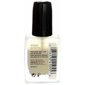 Sally Hansen Big Matte Top Coat, 0.4 Fl Oz (Pack of 1)