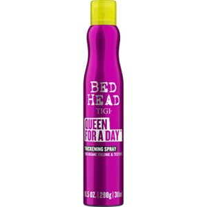 bed head by tigi queen for a day thickening spray for fine hair 10.5 oz