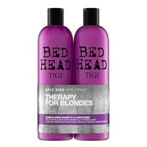 bed head by tigi dumb blonde shampoo and conditioner for blonde hair 25.36 fl oz 2 count