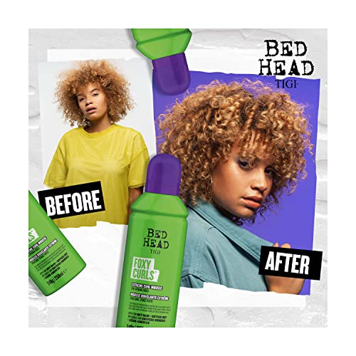 Bed Head by TIGI Foxy Curls Curly Hair Mousse for Strong Hold 8.4 oz