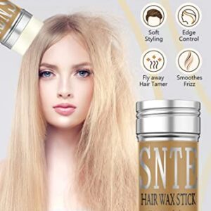 Hair Wax Stick, 2pcs - Wax Stick for Hair Wigs Fly away Hair Tamer Stick for Smoothing Flyaways & Taming Frizz, Flyaways Hair Stick Hair Wax for Women & Baby Hair, New Upgrade Slick Stick by Samnyte