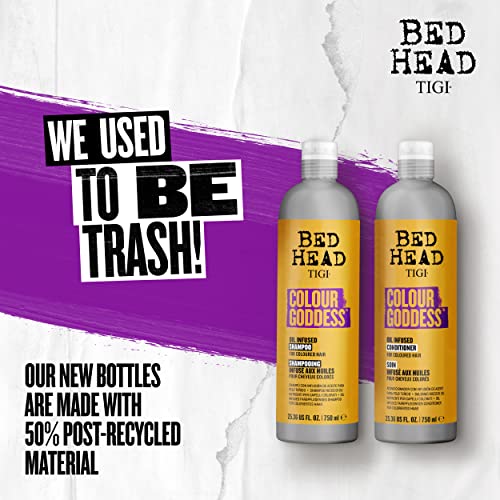 Bed Head by TIGI Shampoo & Conditioner For Colored Hair Colour Goddess With Sweet Almond & Coconut Oils 2 x 25.36 fl oz