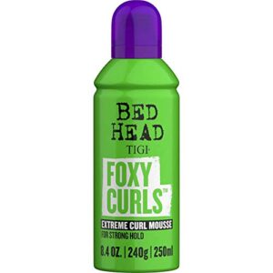 bed head by tigi foxy curlstm curly hair mousse for strong hold 8.4 oz (pack of 2)