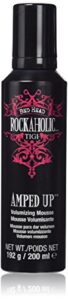 tigi bed head rockaholic amped up volumising mousse, 200 ml