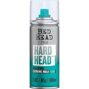 bed head by tigi hard headtm hairspray for extra strong hold travel size 3 oz (pack of 2)