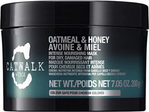 tigi catwalk oatmeal and honey intense nourishing mask for unisex, 7.05 ounce