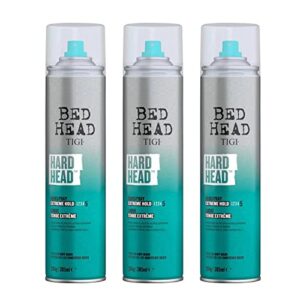 tigi bed head hard head spray, 10.6 ounce (pack of 3)