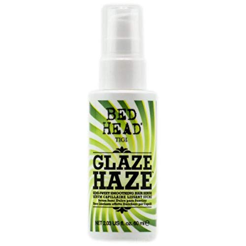 TIGI Bed Head Glaze Haze Semi-Sweet Smoothing Unisex Hair Serum, 2.3 Ounce