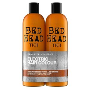 colour goddess by tigi bed head hair care colour goddess tween set – shampoo 750ml & conditioner 750ml by re