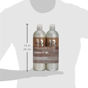 Tigi Bed Head B for Men Clean Up Kit By for Men - 2 Pc Kit 25.36 Oz Shampoo, 25.36 Oz Conditioner, 2count