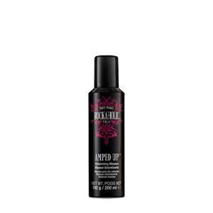 tigi rockaholic by bed head amped up volumizing mousse 6.7 fl. oz