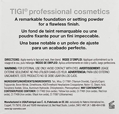 TIGI Cosmetics Powder Foundation, Allure, 0.37 Ounce