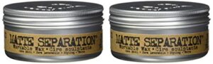 bed head men matte separation workable wax by tigi- 3oz (2pk)