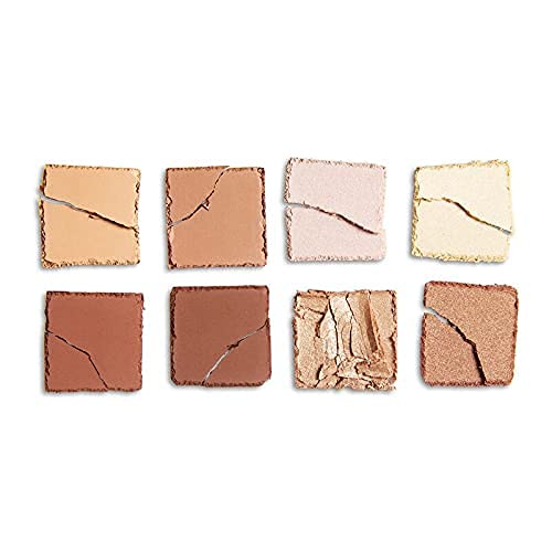 Makeup Revolution, Roxxsaurus, Highlight & Contour Palette, 8 Shades, 20g