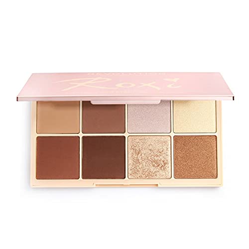 Makeup Revolution, Roxxsaurus, Highlight & Contour Palette, 8 Shades, 20g