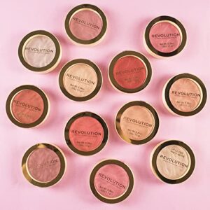 Makeup Revolution Blusher Reloaded, Powder Blush Makeup, Highly Pigmented, All Day Wear, Vegan & Cruelty Free, Pink Lady, 7.5g