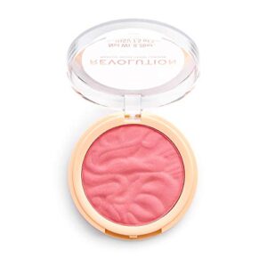 Makeup Revolution Blusher Reloaded, Powder Blush Makeup, Highly Pigmented, All Day Wear, Vegan & Cruelty Free, Pink Lady, 7.5g