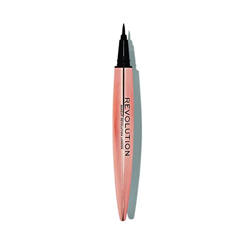 Makeup Revolution Renaissance Flick, Liquid Eyeliner, No-Skip Liquid Liner, For Ultra Precision & Easy Application, Vegan & Cruelty Free, 27g