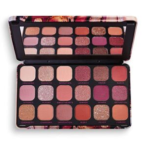 makeup revolution forever flawless allure, eyeshadow palette, create long-lasting eye makeup looks, vegan & cruelty-free, 20g