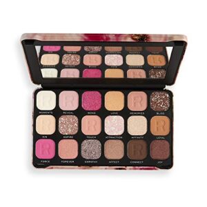 makeup revolution forever flawless affinity, eyeshadow palette, create long-lasting eye makeup looks, vegan & cruelty-free, 20g