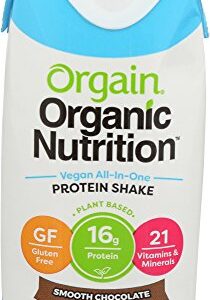 ORGAIN SHAKE SNGLE SMTH CHOC VEG 11OZ