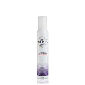 nioxin density defend, lightweight strengthening foam, color treated hair, 6.7 oz