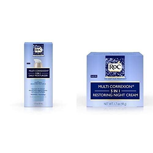 Roc Multi Correxion 5 In 1 Daily Anti-Aging Moisturizer with Restoring Facial Night Cream