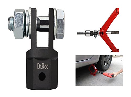 Dr.Roc Scissor Jack Adapter for 1/2 Inch Drive Impact Wrench or 13/16 Inch Lug Wrench or Power Drills, Scissor Jack Drill Adapter for Impact Drills Socket Automotive Jack RV Trailer Leveling Jack