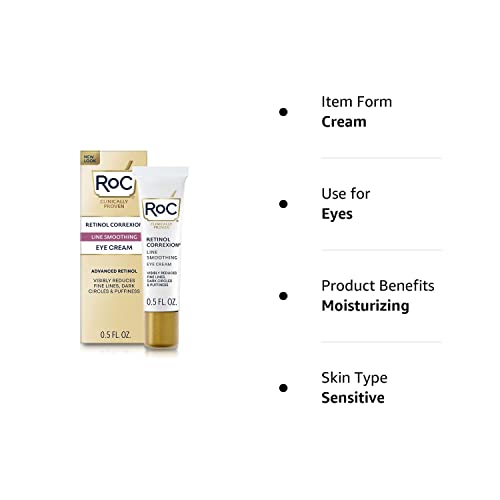 RoC Retinol Correxion Eye Cream 0.5 oz (Pack of 2)