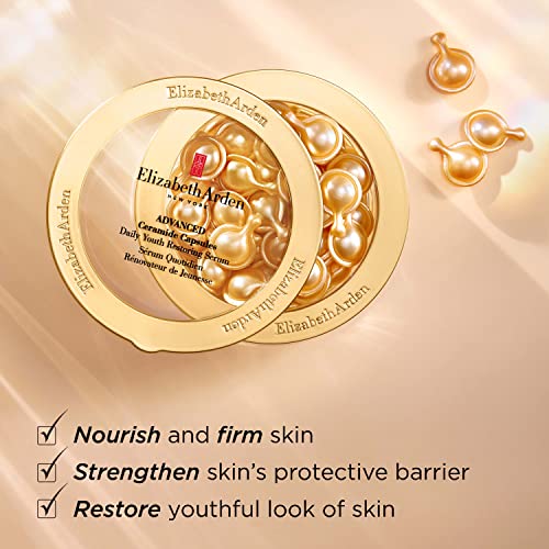 Elizabeth Arden Anti-Aging Ceramide Capsules Serum, Advanced Daily Youth Restoring Serum