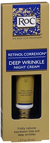 RoC Retinol Correxion Deep Wrinkle Night Cream 1 oz (Pack of 6)