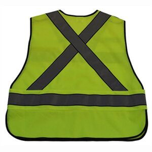 Petra Roc LVM2-VNPSV-Plus V-Neck Public Safety Vest, XX-Large/5X-Large, Lime Mesh