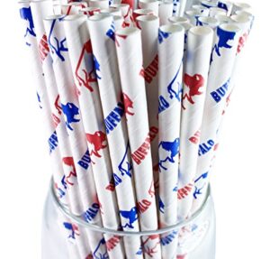 roc paper straws buffalo sports biodegradable paper straws 130 count