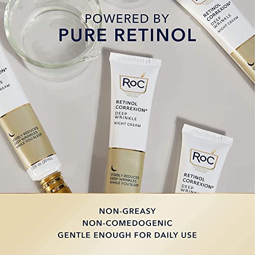 Roc Retinol Correxion Deep Wrinkle Night Cream 1oz (2 Pack)