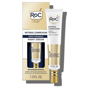 Roc Retinol Correxion Deep Wrinkle Night Cream 1oz (2 Pack)