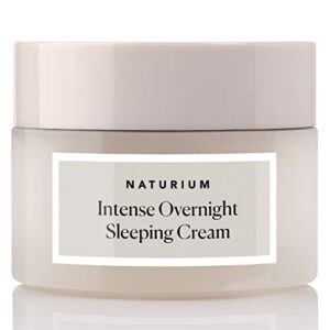 naturium intense overnight sleeping cream, hydrating & anti-aging face moisturizer, 1.7 oz