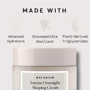 Naturium Intense Overnight Sleeping Cream, Hydrating & Anti-Aging Face Moisturizer, 1.7 oz