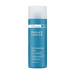 paula’s choice skin balancing pore-reducing toner for combination and oily skin, minimizes large pores, 6.4 fluid ounce bottle