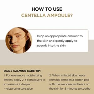 SKIN1004 Madagascar Centella Asiatica Ampoule Facial Serum 3.38 fl.oz(100ml) | 100% Centella Asiatica Extract | Soothes Acne Prone and Sensitive Skin