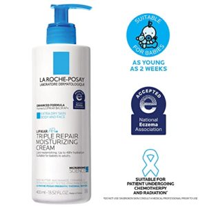 La Roche-Posay Lipikar Balm AP+ Intense Repair Body Lotion for Dry Skin, Body Cream with Shea Butter and Niacinamide, Moisturizer for Dry and Rough Skin, Sensitive Skin Safe, 13.52 Fl Oz (Pack of 1)