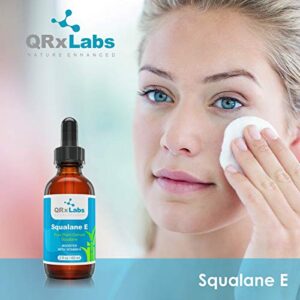 Pure Plant-Based Squalane Oil Boosted with Vitamin E (LARGE 2 oz) - Organic ECOCERT/USDA Certified Squalane Derived from Sugarcane - Best Moisturizer For Face, Body, Skin & Hair - 2 fl oz / 60 ml