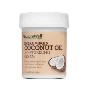 NatureWell Retinol + Coconut Oil Bundle, Retinol Advanced Moisturizer (16 Oz) + Extra Virgin Coconut Oil Moisturizer (16 Oz), Non-Greasy, Ultimate Hydration, For Face & Body