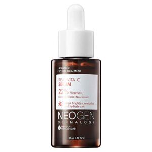 dermalogy by neogenlab vitamin c serum 22% with pure ascorbic acid,vitamin complex (vitamin e, vitamin b5) and niacinamide -1.12 fl oz (1.12 fl oz (pack of 1))