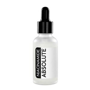 niacinamide absolute – 12% niacinamide 1% zinc pca & hyaluronic acid 1oz, vitamin b3 serum to minimize pores, balance oil production, wrinkles, fine lines, facial serum